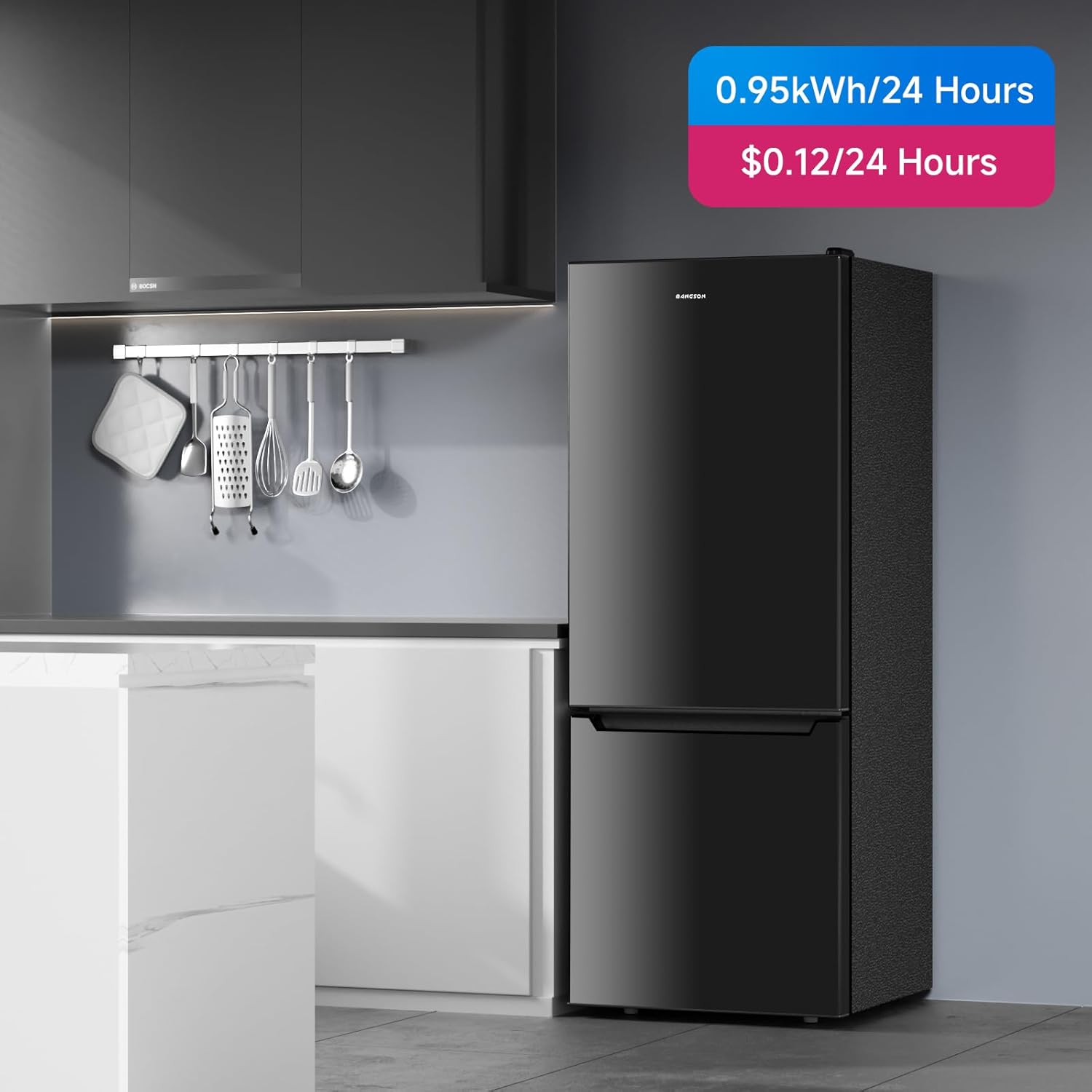 Garage Ready Fridge – BANGSON 7.1 Cu.Ft Refrigerator with Bottom ...